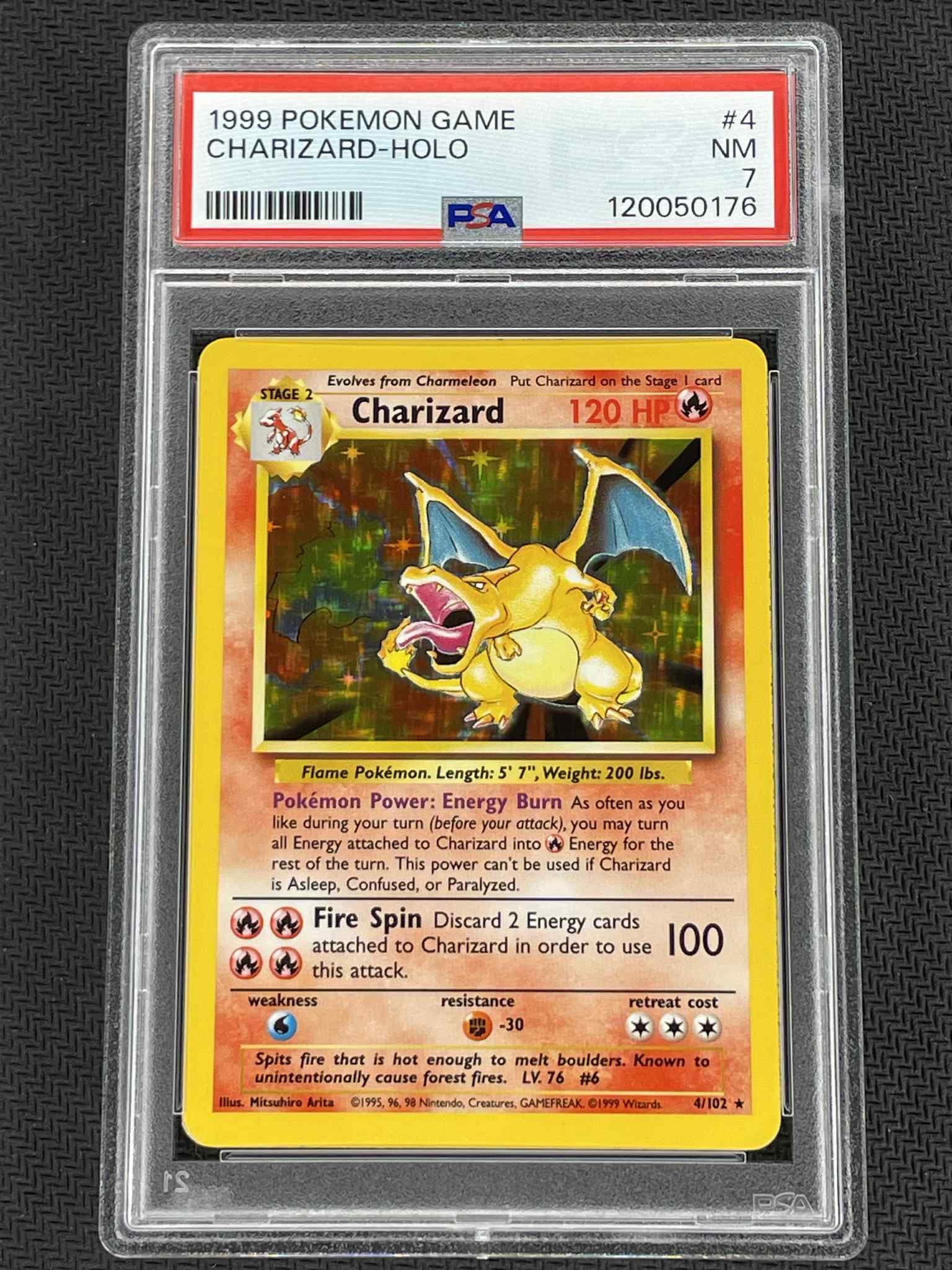 1999 Pokémon Base Set Charizard Holo PSA 7 (120050178) – Urban Empire ...