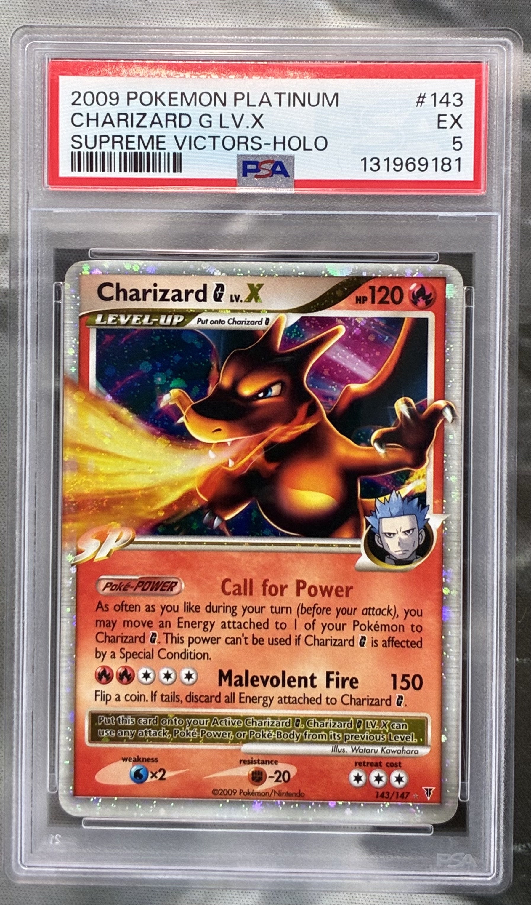 Charizard G Lv.X #143/147 Supreme Victors Holo Card – PSA 5 – Urban ...