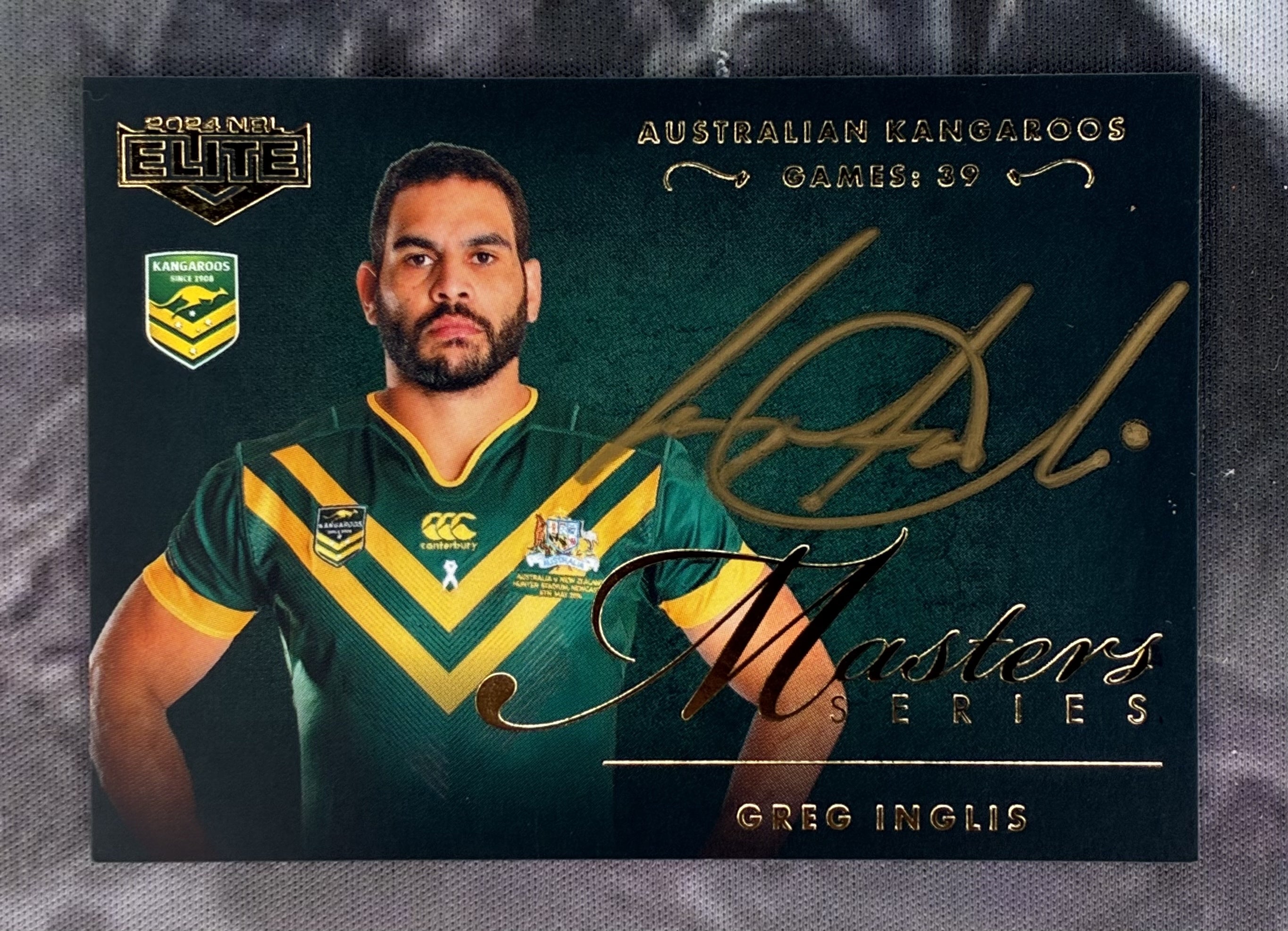 2024 NRL Elite Master Series Signature – Greg Inglis #032/110 MSS 1/3 ...