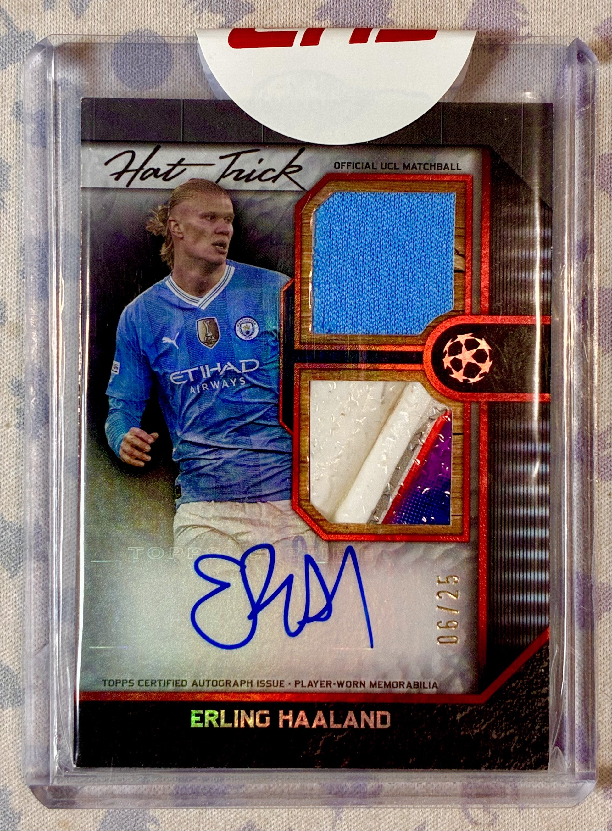 Erling Haaland Hat Trick Match Ball Autograph /25 – Urban Empire ...