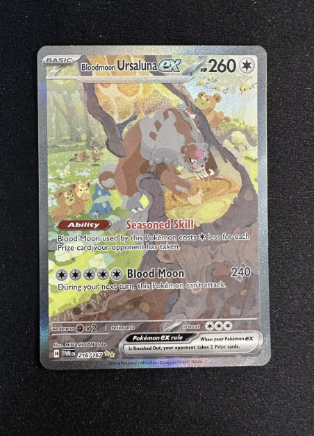 Bloodmoon Ursaluna ex – Pokémon TCG 216/167 (Special Illustration Rare ...